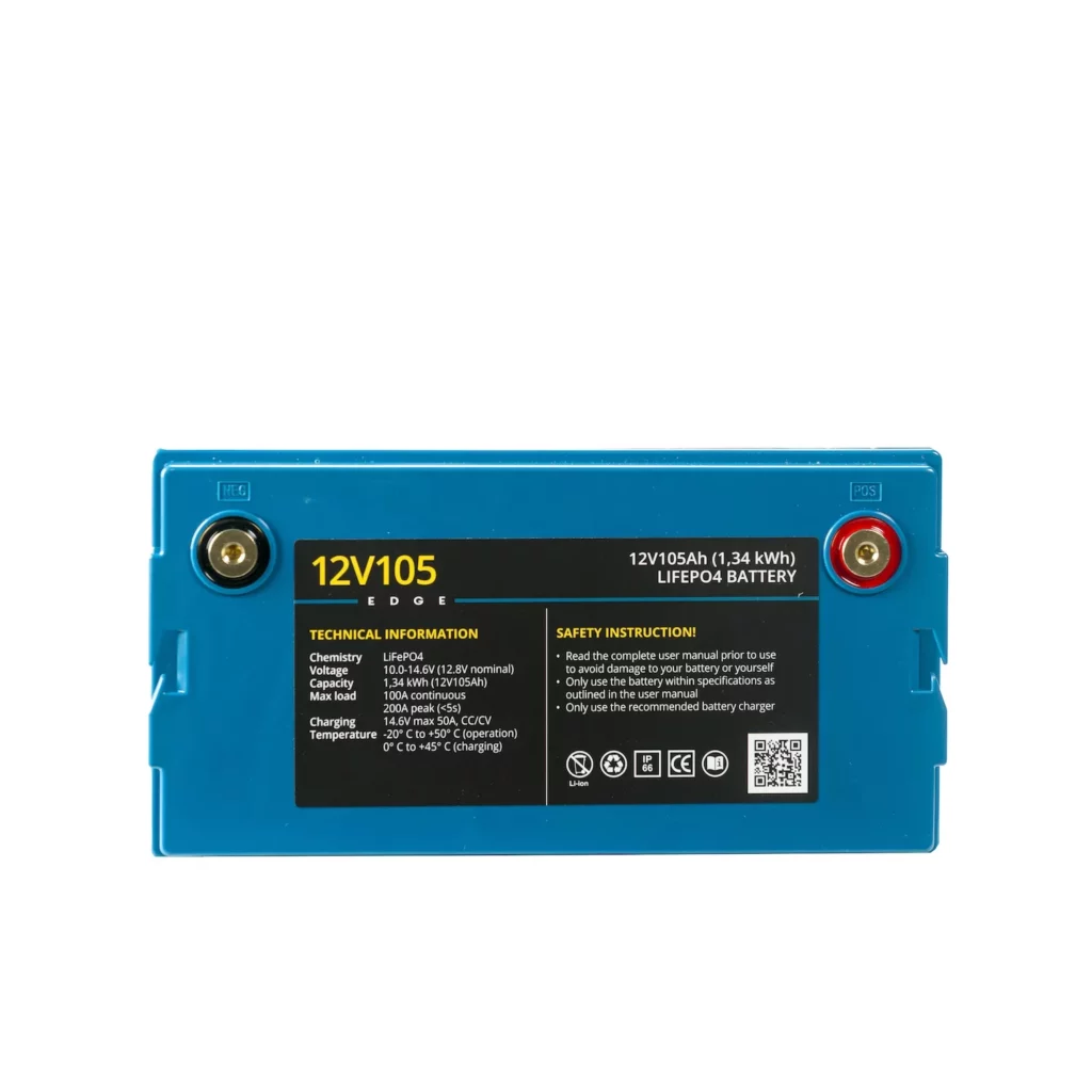 12V105 EDGE LiFePO4 battery | Rebelcell | Powering the outdoors