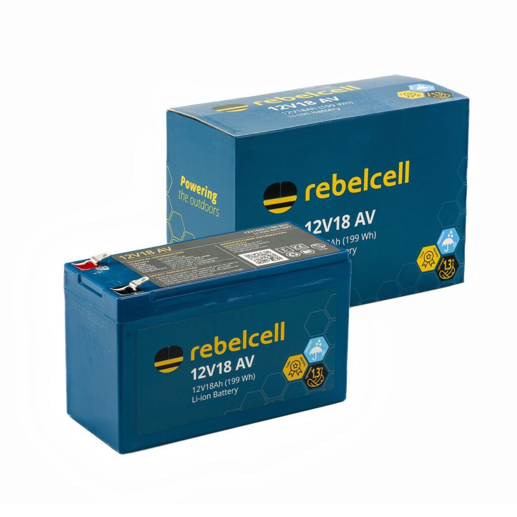 Battery 12V18 AV | Rebelcell | Powering the outdoors