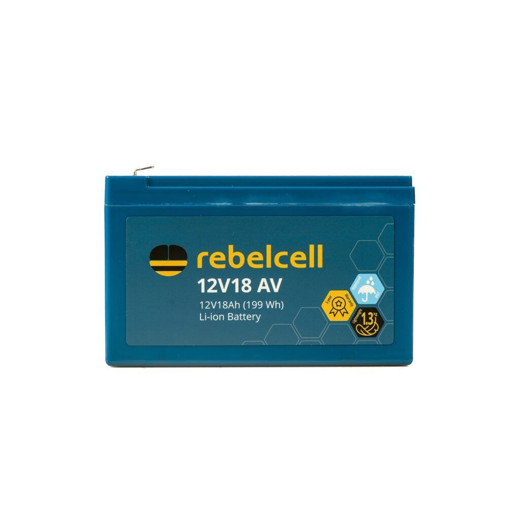 Lithium accu 12V18Ah AV | Rebelcell | Powering the outdoors