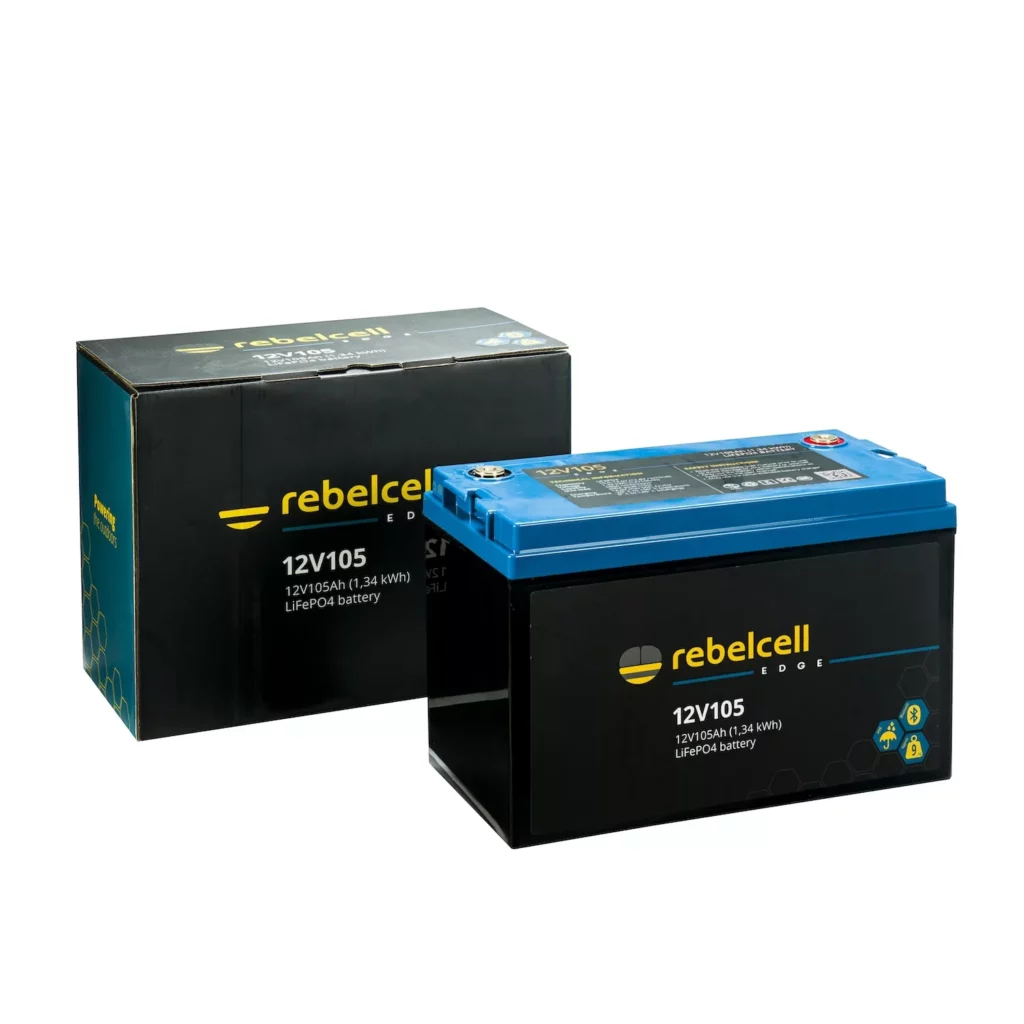 12V105 EDGE LiFePO4 battery | Rebelcell | Powering the outdoors