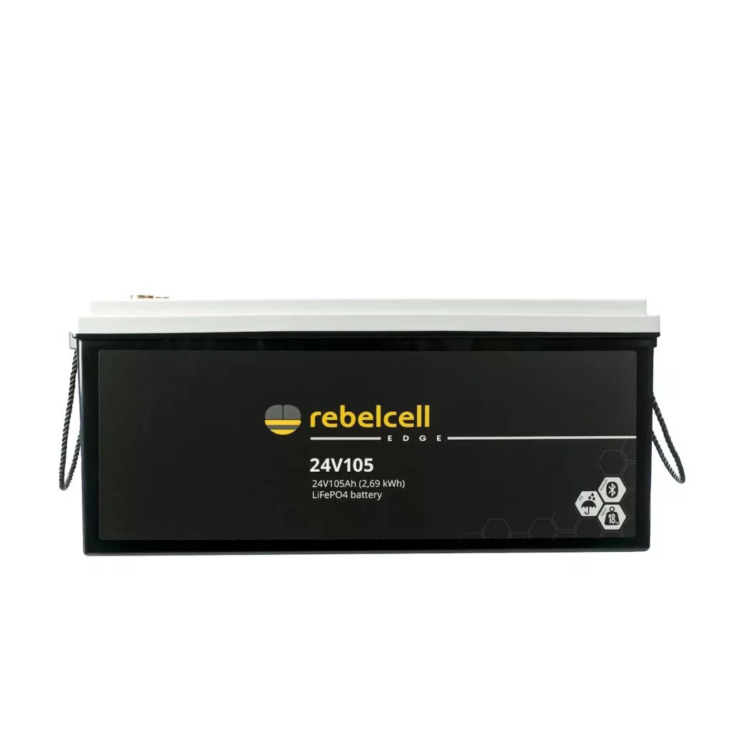 24V105 EDGE LiFePO4 battery | Rebelcell | Powering the outdoors