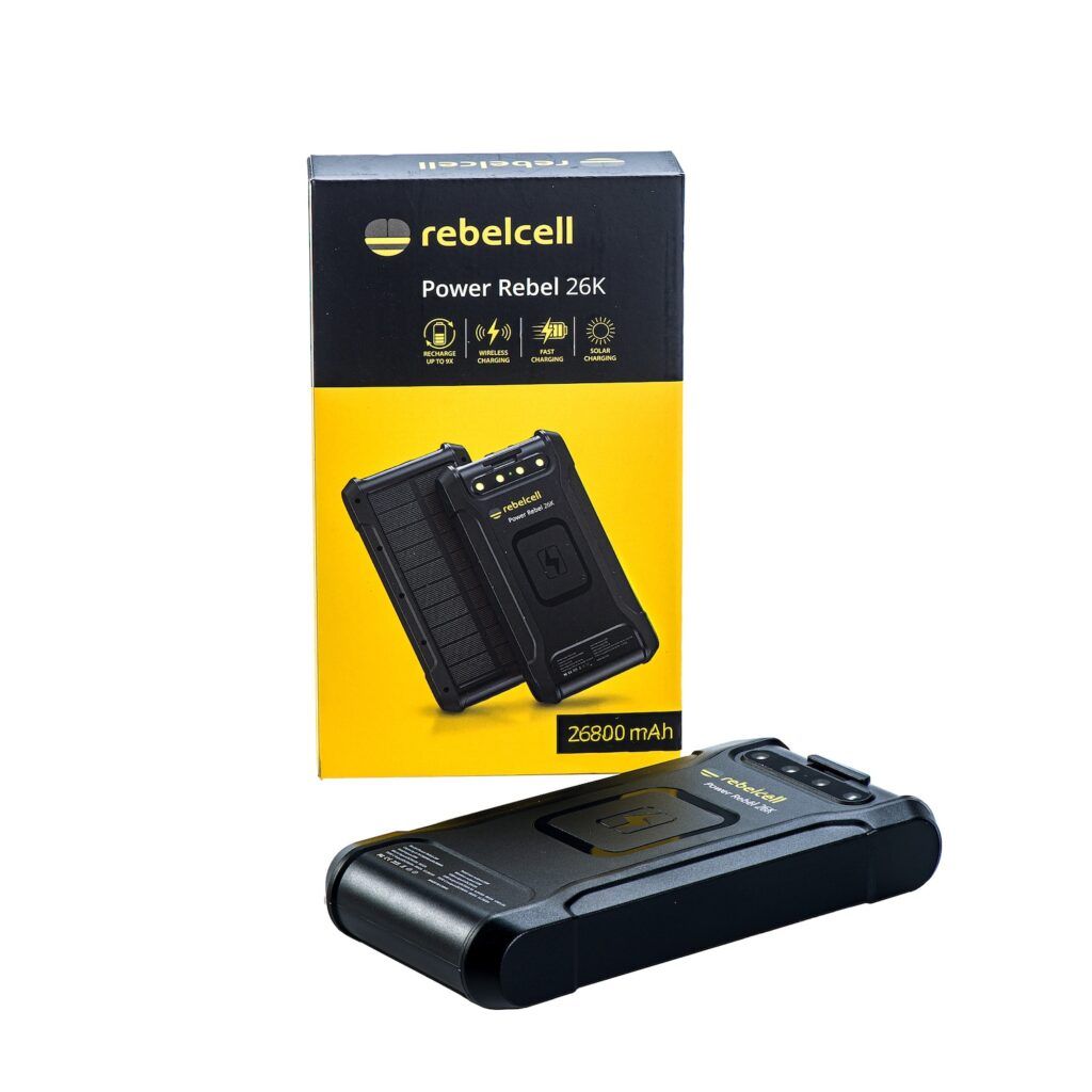 Solar Power Bank 26K | Rebelcell | Powering the outdoors